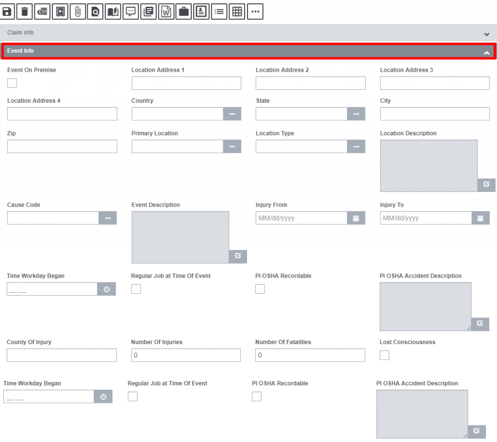 Non-Occupational Claim