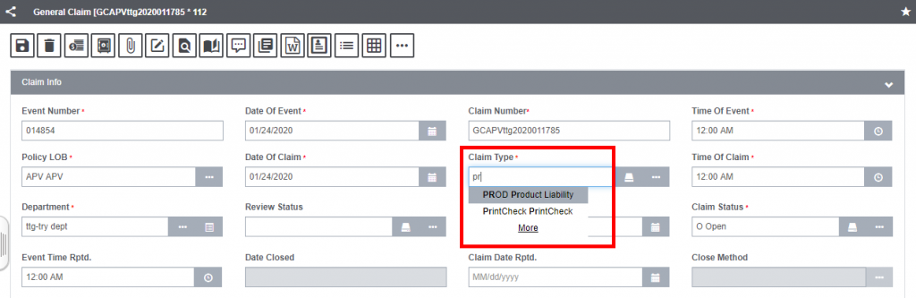 General System Parameter Setup