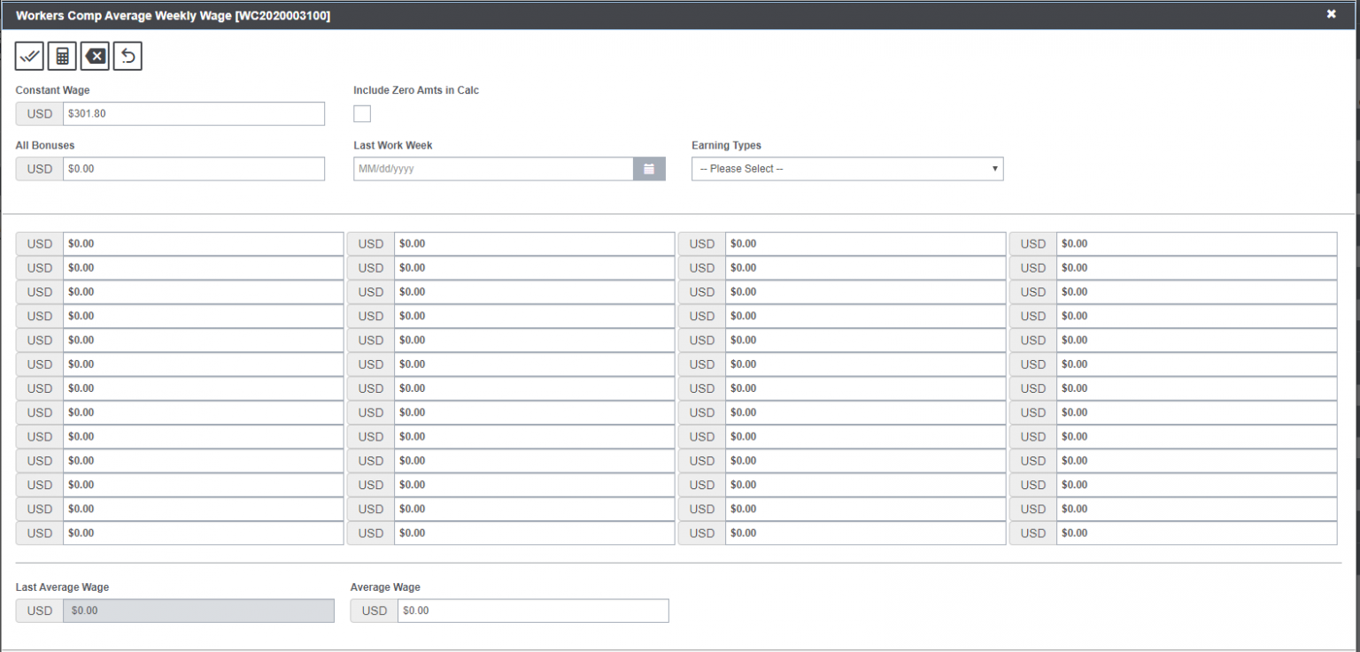 Average Weekly Wage (AWW) & Benefit Calculator