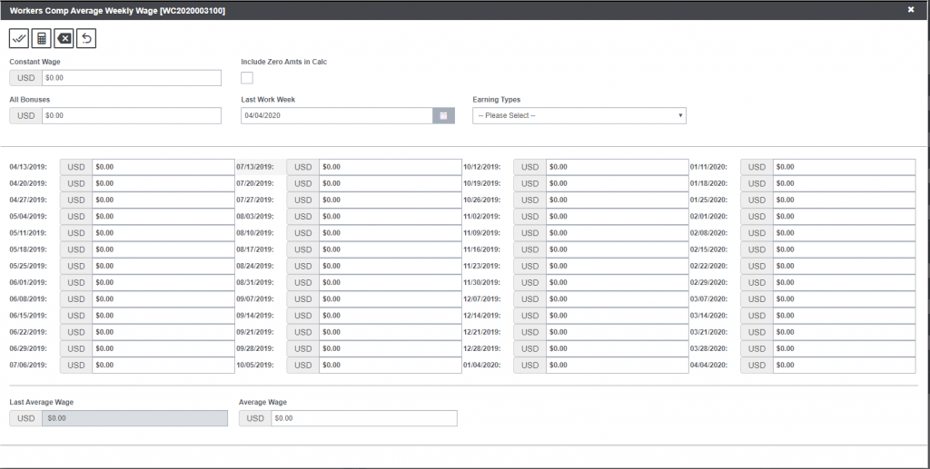 Average Weekly Wage (AWW) & Benefit Calculator