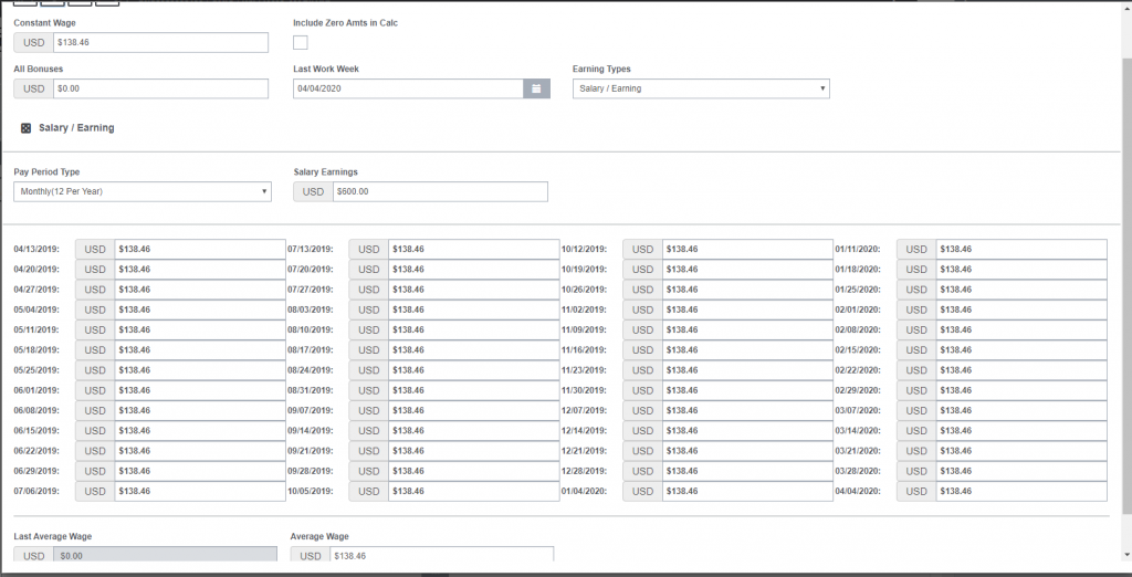 Average Weekly Wage (AWW) & Benefit Calculator